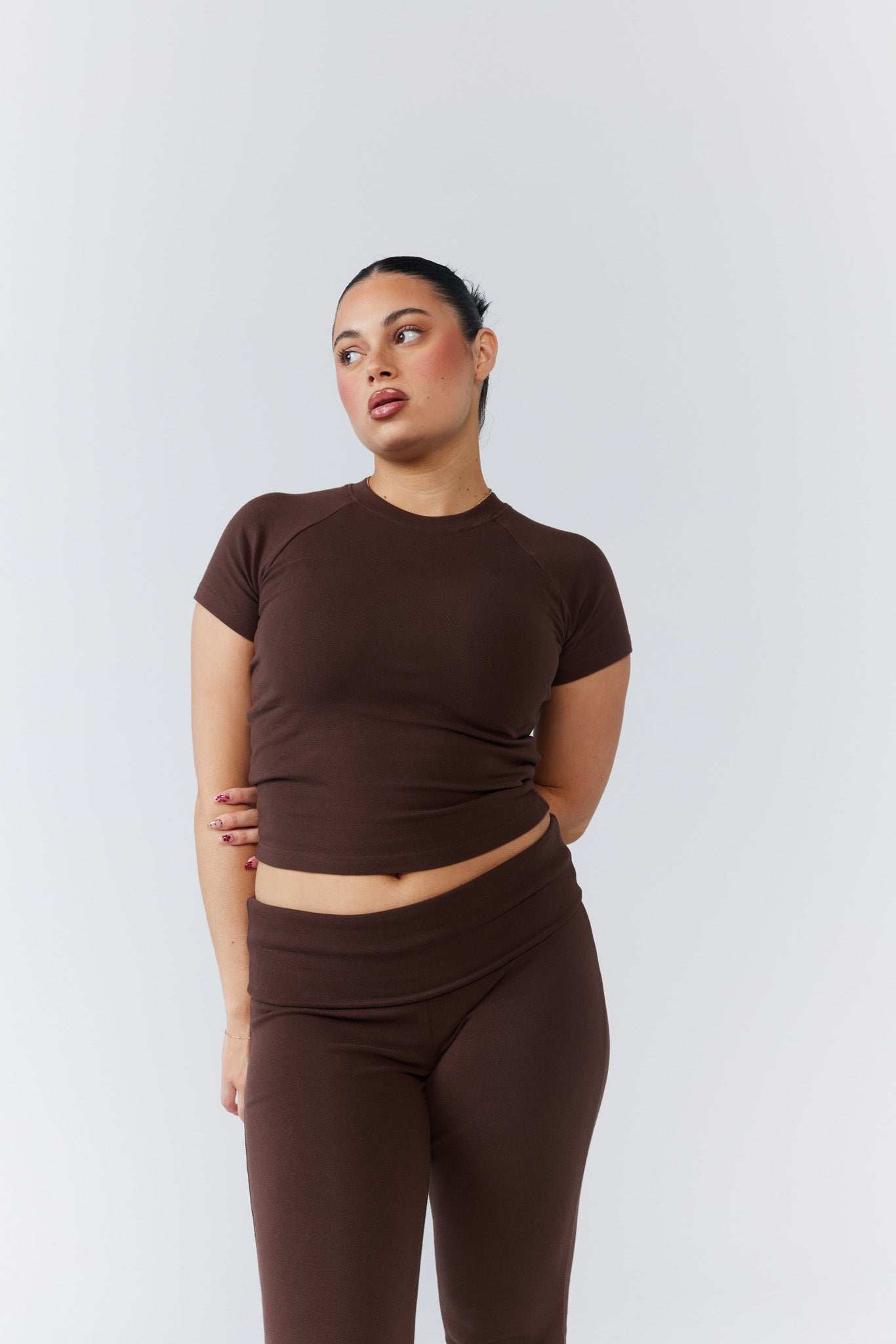 Soft Girl T Shirt Chocolate Remmie By Riley